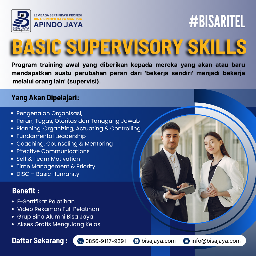 Basic Supervisory Skills - Bisa Jaya
